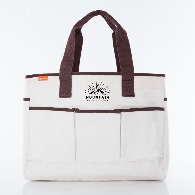 Canvas Utility Totes in Natural, Olive, Red | MadeToPromo